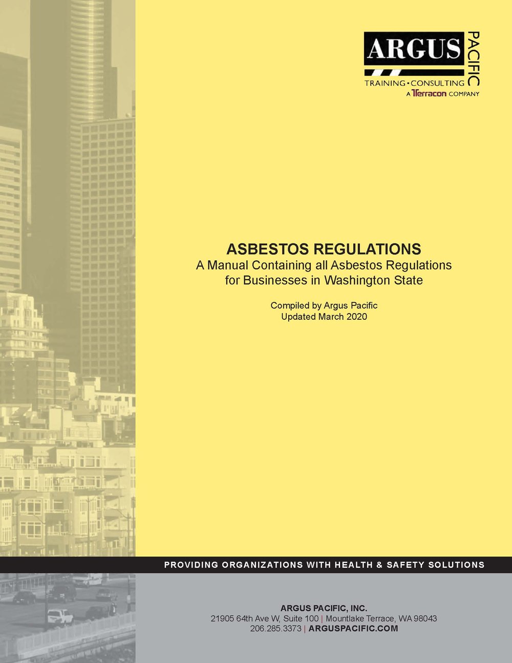 Asbestos Regulations Manual | Argus Pacific